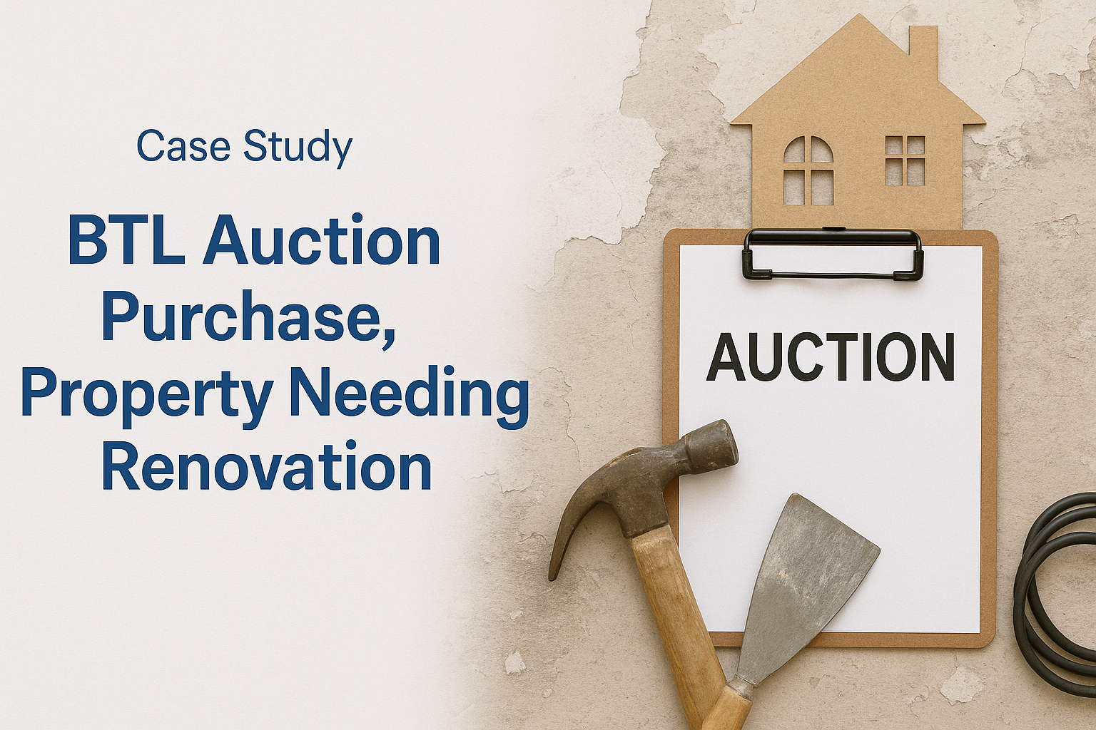 BTL Auction Purchase, Property Needing Renovation